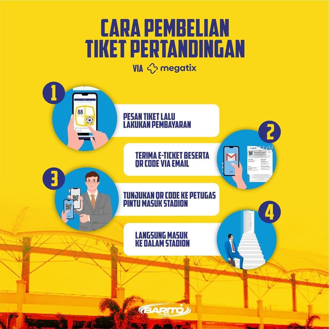 Pembelian Tiket Barito Putera Lewat Online, Berikut Panduan Singkatnya ...